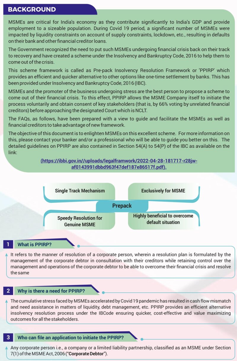 Pre-pack Insolvency Resolution Process Framework| CA Rajput