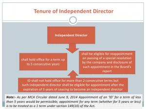 An Independent Directors-Roles, Applicability, Duties | RJA