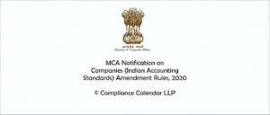 The Companies (IND AS) Amendment Rules 2020 RJA