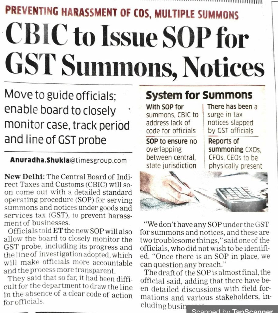 Analysis of Provisions of issue of Summon Under GST | RJA