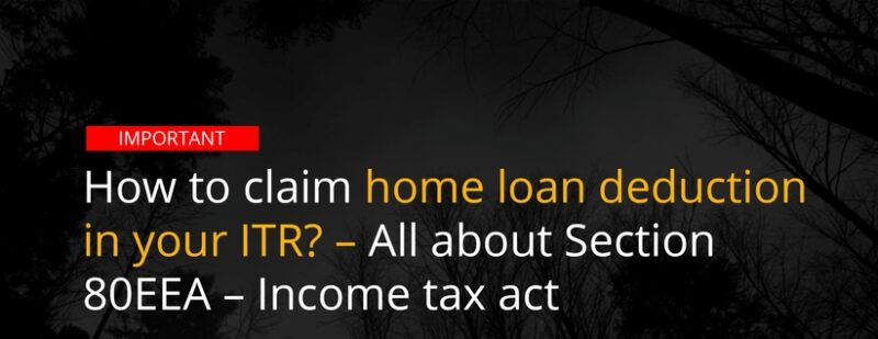 Complete understanding U/s 80EEA- Housing for All | RJA