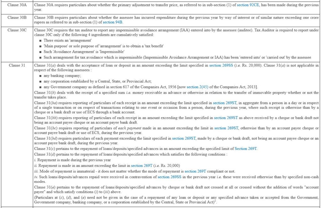Clause 44 of Tax Audit under Income tax Act | CA Rajput