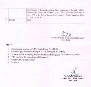 PAN/TAN integration for New LLP registration form FiLLip|RJA