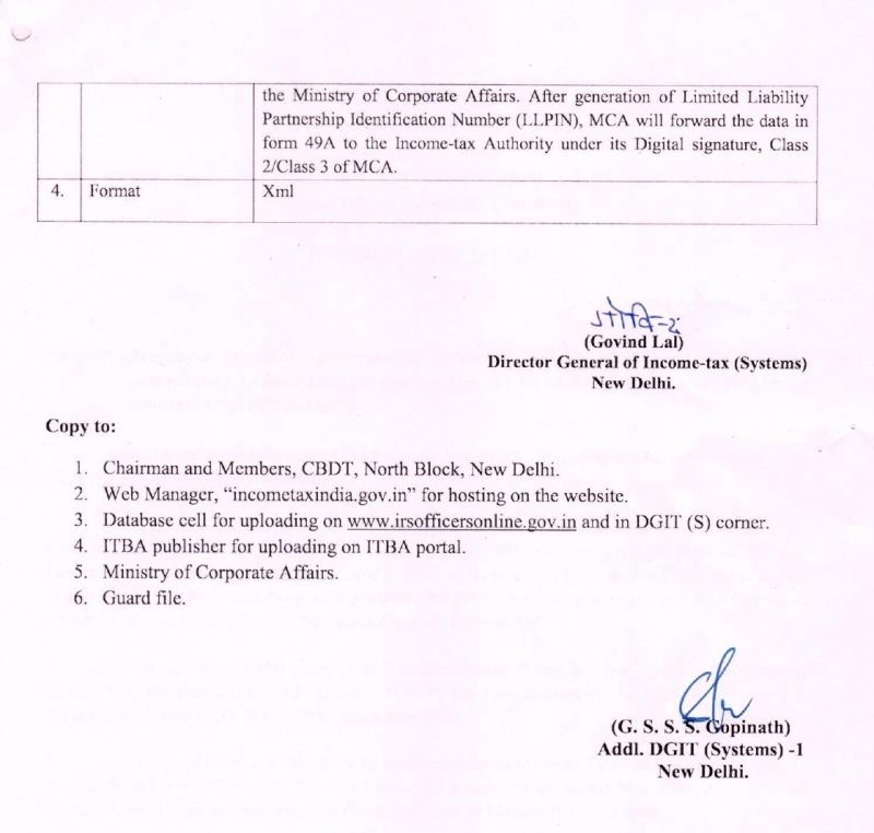 PAN/TAN integration for New LLP registration form FiLLip|RJA